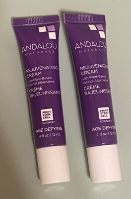 Set of 2—Andalou Naturals Rejuvenating Cream Age Defying .4 Fl Oz | eBay