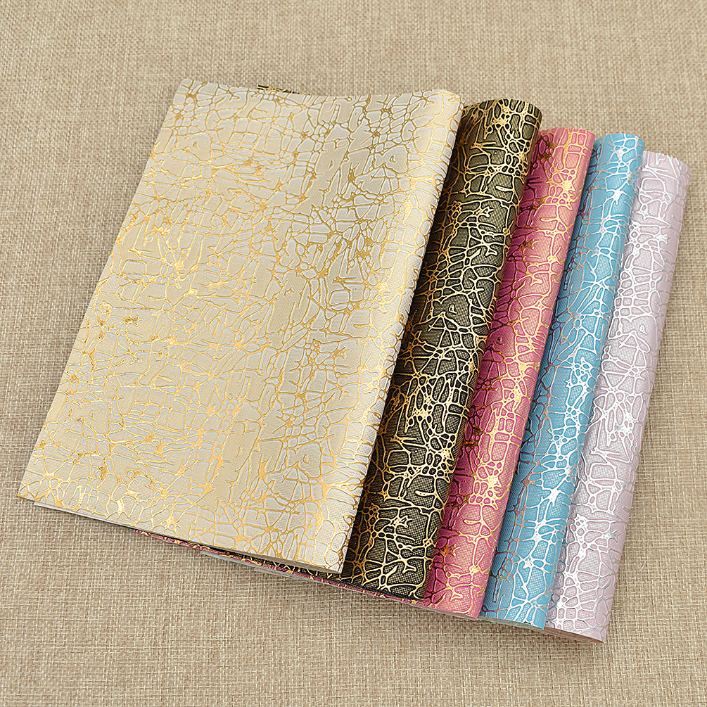 A4 Size Synthetic Leather Root Pattern PVC Fabric DIY Handmade Sheet ...