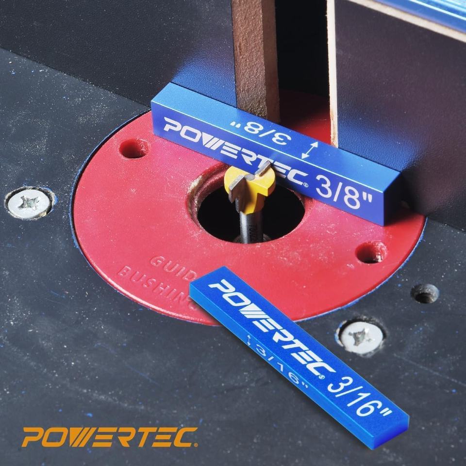 Setup Blocks Height Gauge 15Pc Set, Router Table Setup Bars W/Universal ...