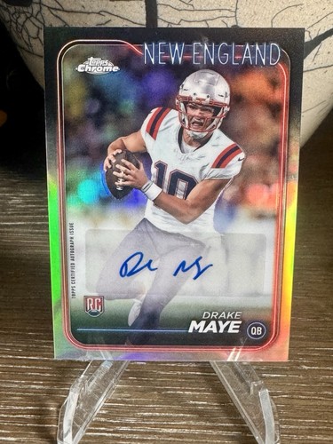 2024 TOPPS CHROME DRAKE MAYE RC AUTO REFRACTOR AUTOGRAPH #RA-DMA SP | eBay