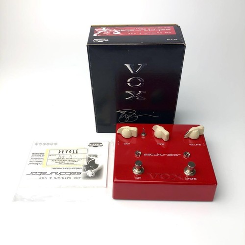 VOX Satchurator Guitar Effects Pedal Red Gain Tone Volume Used | eBay