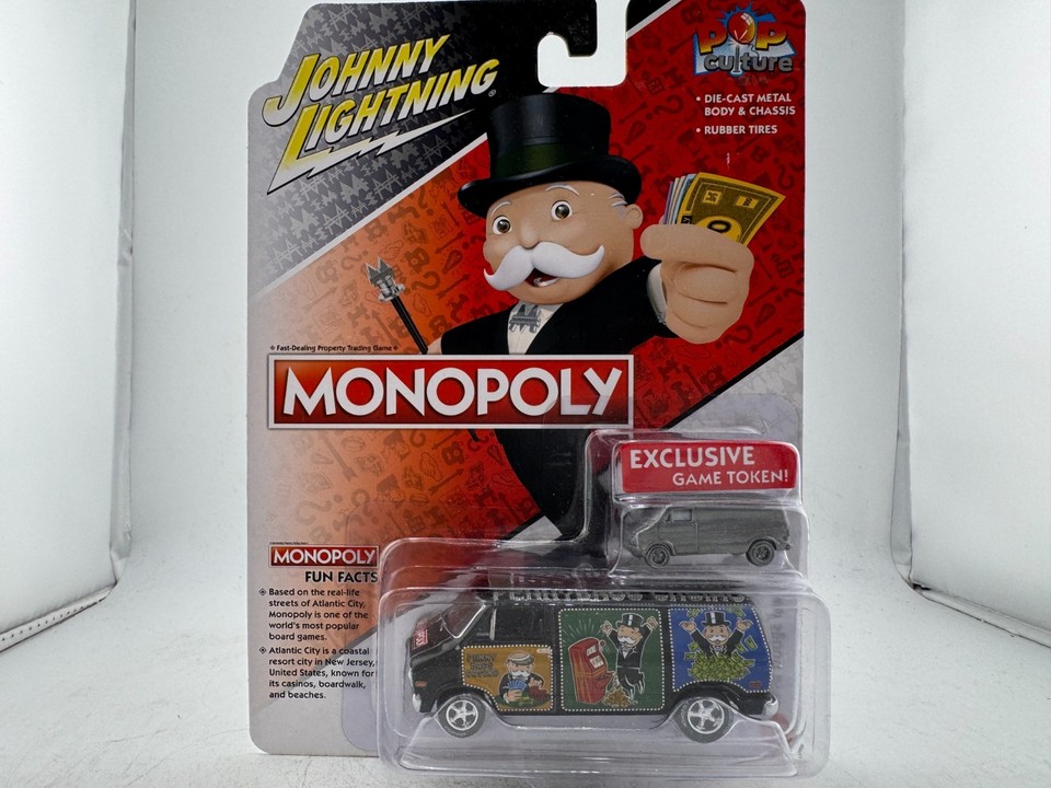 Johnny Lightning Monopoly 1976 Dodge Van With Token Pop Culture Diecast ...