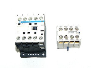 TELEMECANIQUE CA3KN31BD CONTROL RELAY 24V W/ LA1KN22 AUX CONTACT | eBay