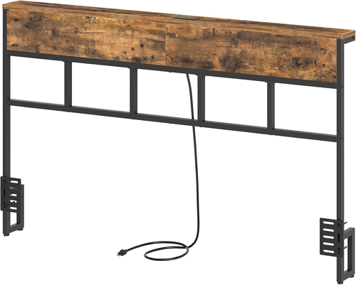 King Size Headboard Only, King Bed Backboard with Outlets, USB and Type ...