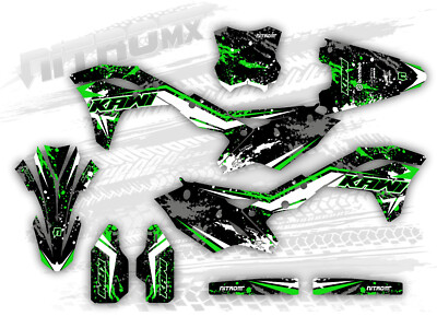 Graphics Kit fits Kawasaki KX 250F KXF 250 KX250F 2017 2018 2019 2020 ...