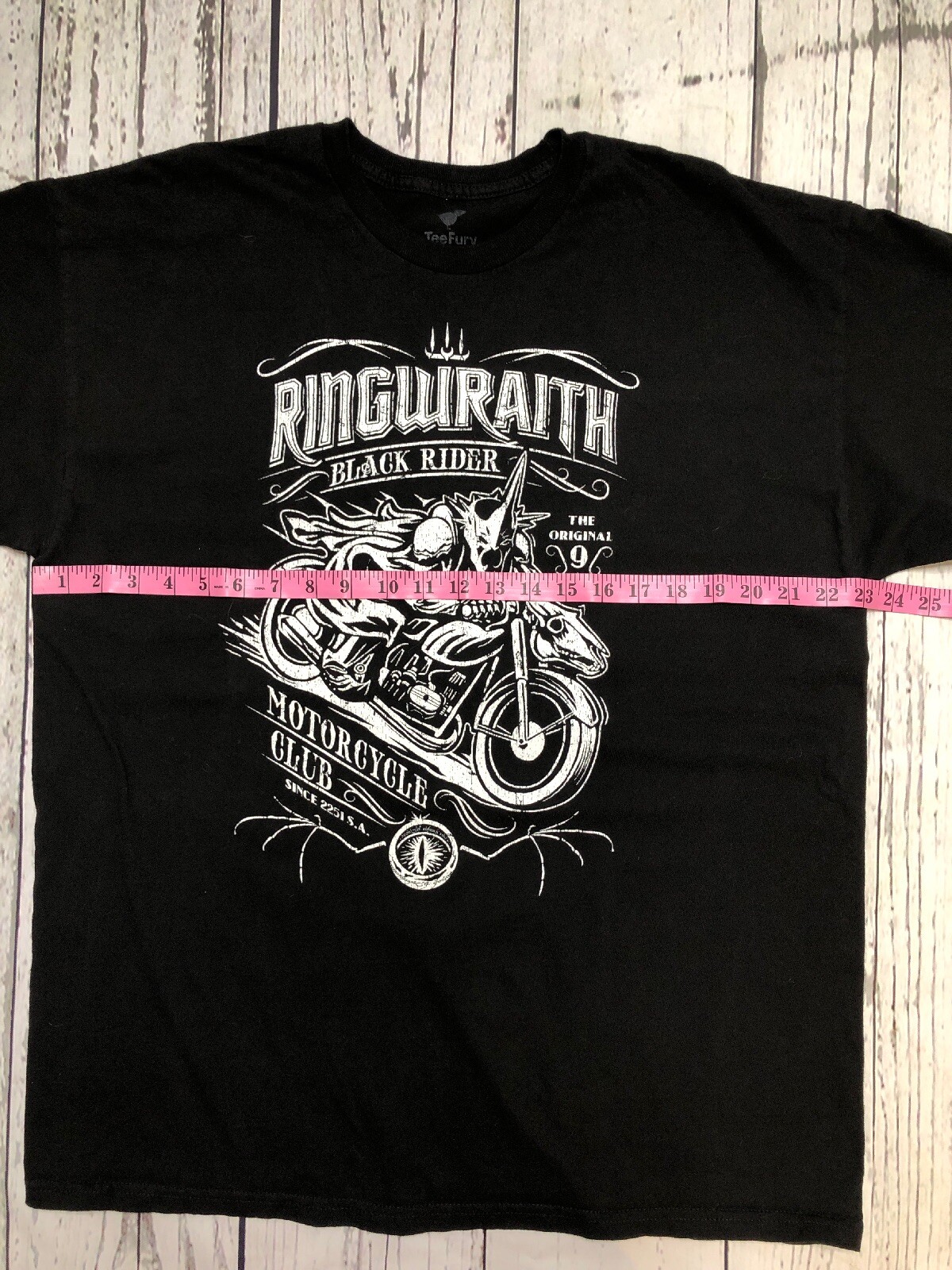 Black Rider Motorcycle Club Black T-Shirt Ringwraith Size XL 1895 | eBay