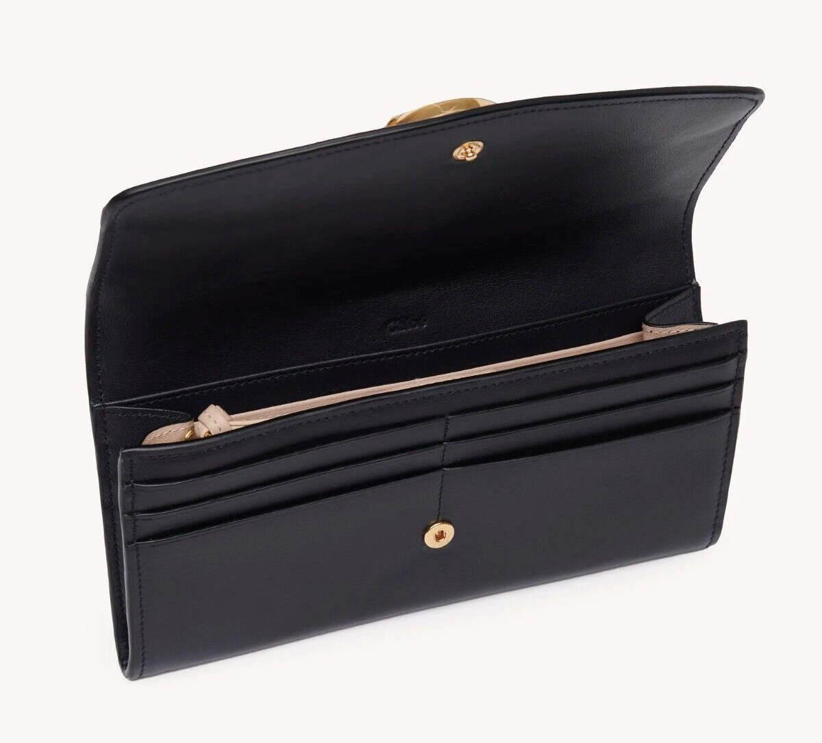 Chloe Long Wallet Women Black - New in Box - Authenticated by ebay | eBay