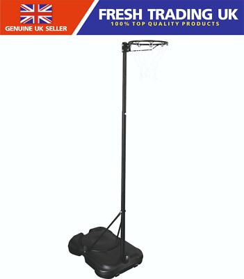 Outdoor Fun Full Size Netball Hoop with Adjustable Stand with Built In ...