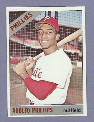 1966 Topps - #32 Adolfo Phillips - Philadelphia Phillies - NrMt ...