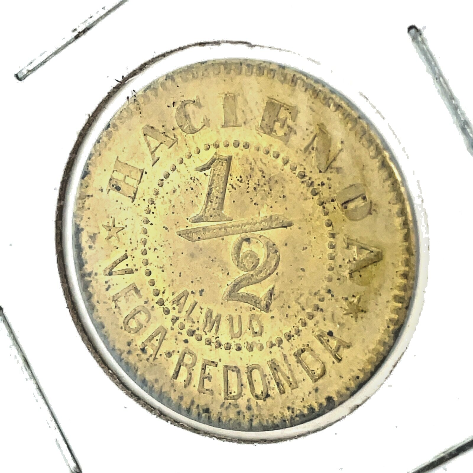 Puerto Rico Hacienda Token 1/2 Almud Cafe Vega Redonda Uncirculated #3 ...