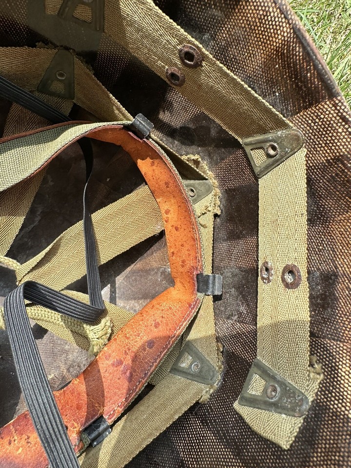 Vintage US WW 2 M-1 head band liner helmet PLASTIC LINER Good Condition ...
