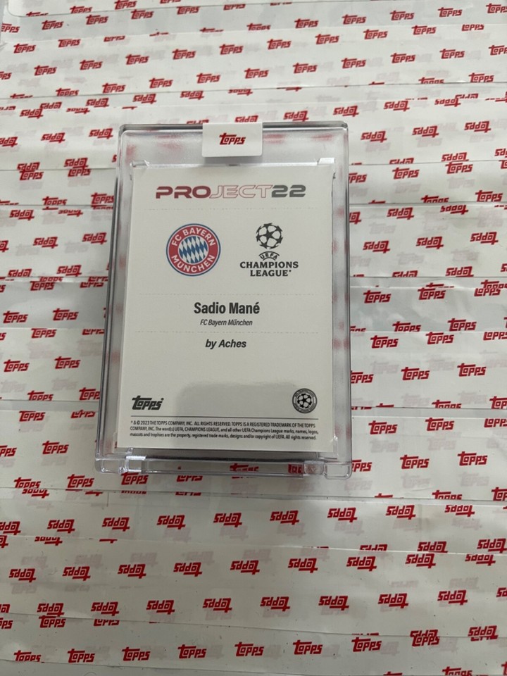 2022 Topps Project22 - Sadio Mane by Achesdub Project 22 UK | eBay