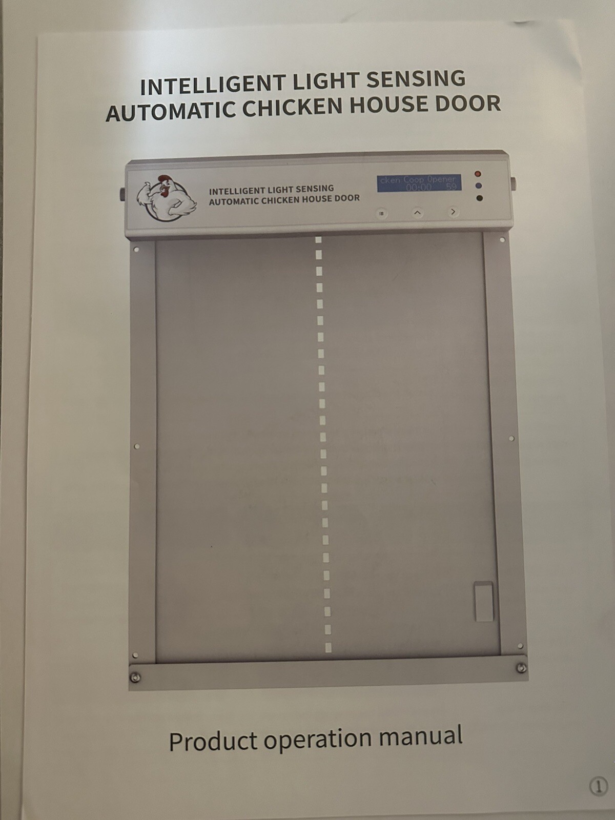 Intelligent Light Sensing Automatic chicken coop door | eBay