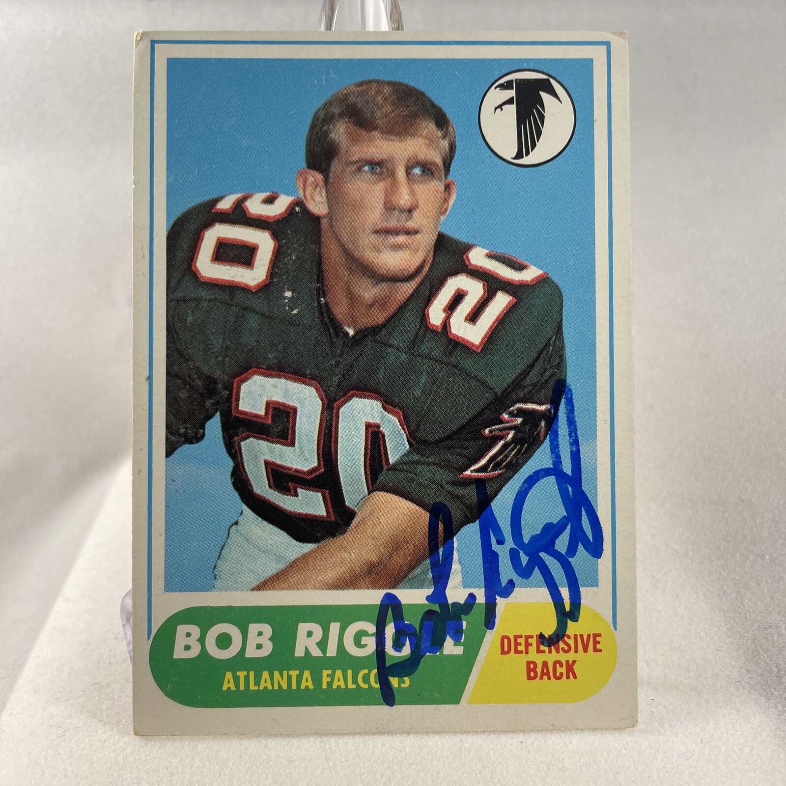Bob Riggle -Penn State- Atlanta Falcons Autographed Card | eBay
