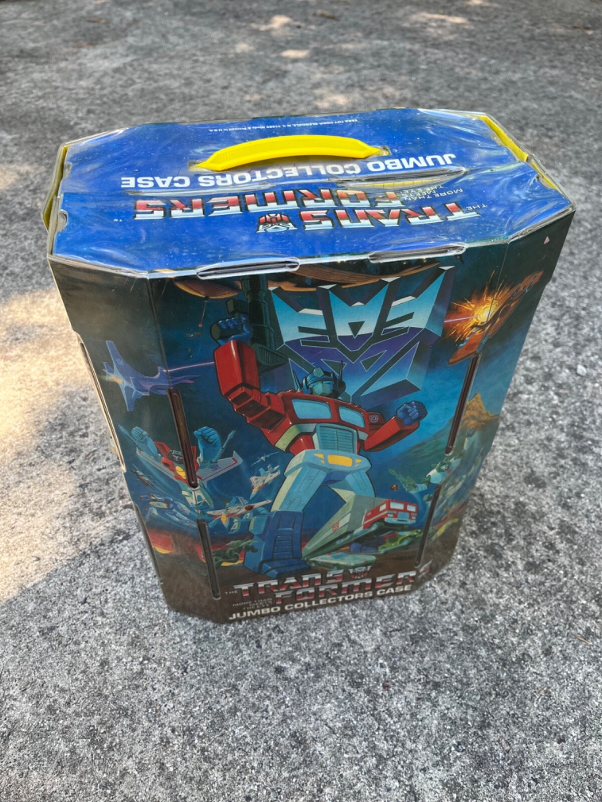 Vintage Transformers G1 Jumbo Collectors Carrying Case Action Figures ...