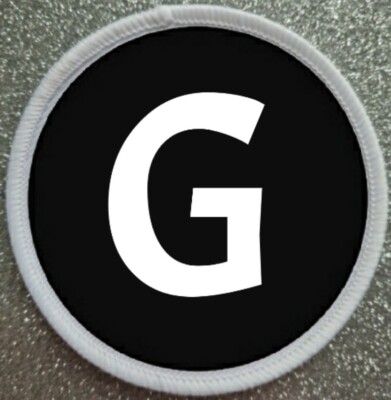 3" Alphabet Letter G Iron / Sew on Patch Badge | eBay UK