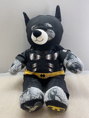 Build-A-Bear 16in BATMAN BEAR with Cape Teddy Plush DC Comics Stuffed ...