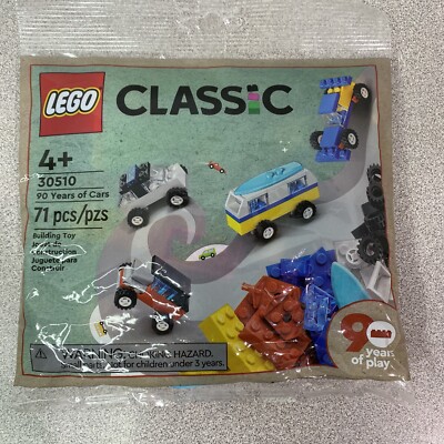 LEGO Classic 30510 90 Years Of Cars 71 Pieces NEW | eBay