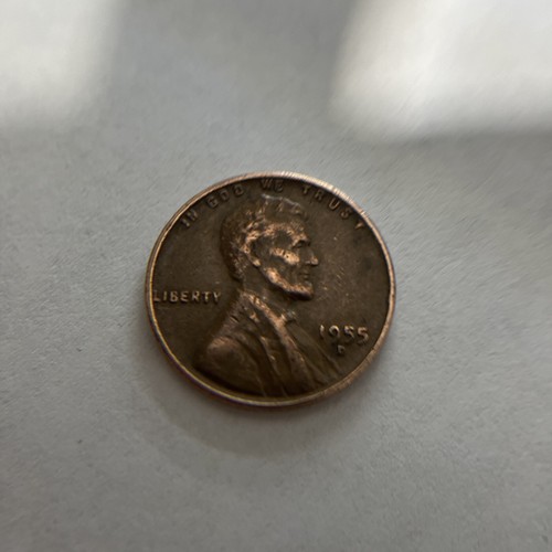 1955 D Wheat Penny “L” On Rim Error - Rare Collectible Coin Struck Off ...