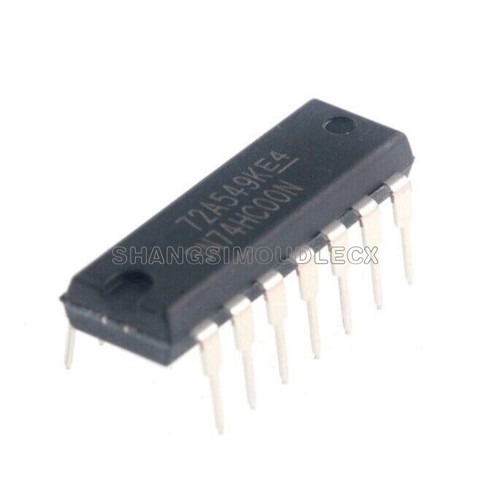 10pcs X SN74HC00N 74HC00N IC QUAD 2-INPUT NAND GATE 14-DIP- | eBay