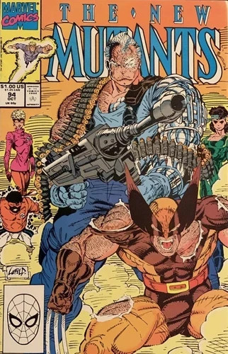 THE NEW MUTANTS VOL 1 #94 WOLVERINE CABLE ROB LIEFELD CVR. NM CONDITION ...