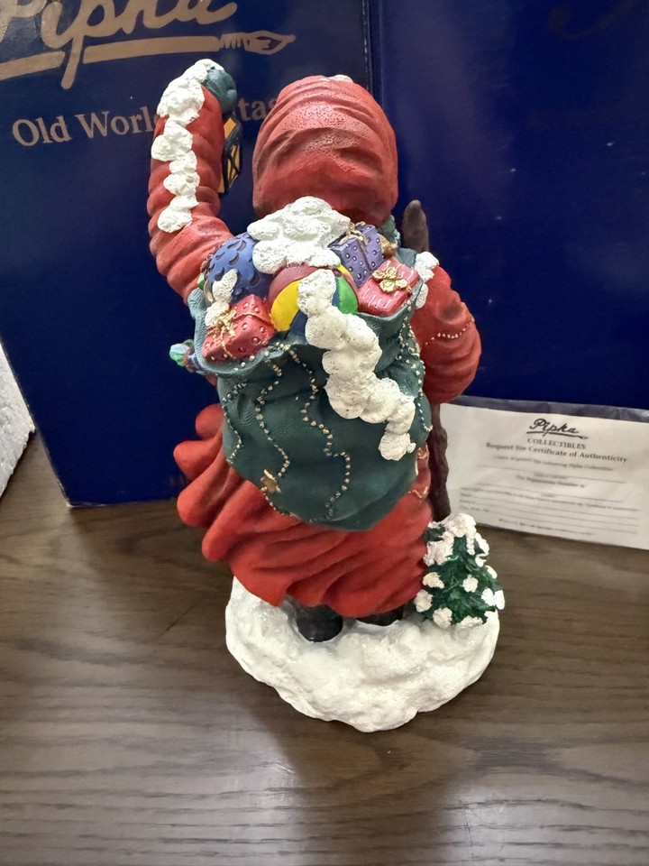Pipka Memories of Christmas Midnight Visitor Santa 13902 Figure 10.5 ...