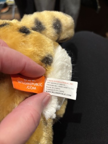 Plush Cheetah Cub Toy Stuffed Animal Wild Republic | eBay