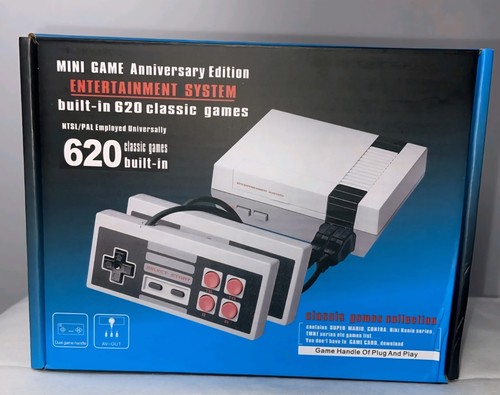 Classic Mini NES Style Video Game Console Built-in 620 Classic Edition ...
