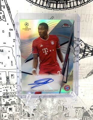 DAVID ALABA 2020/21 TOPPS FINEST AUTOGRAPHED SOCCER/FUTBOL CARD | eBay