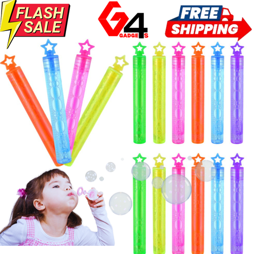 12-36 Kids Party Bag Bubbles Mini Wands Tubes Toys Fillers Favours For ...