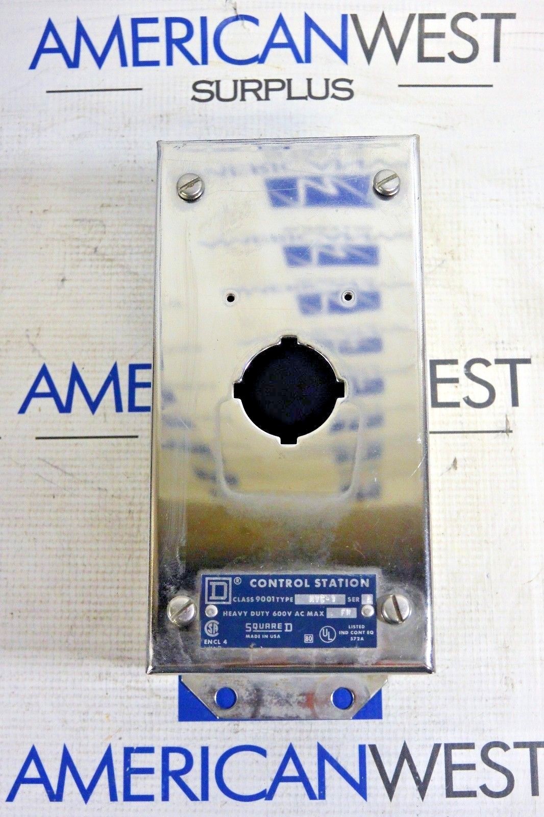 SQUARE D CONTROL STATION CLASS 9001 TYPE KYC-1 SER A | eBay