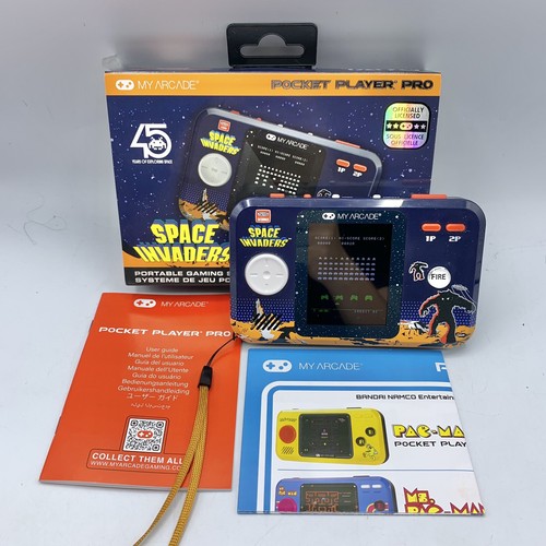 SPACE INVADERS - My Arcade Pocket Player Pro Handheld Portable Gaming ...