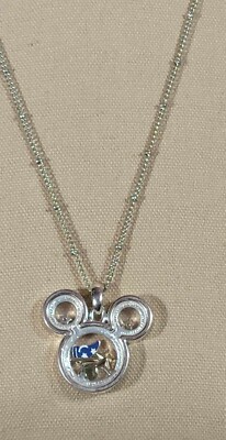 Authentic Disney Fantasia Mickey Mouse Floating Charm Silver Tone ...