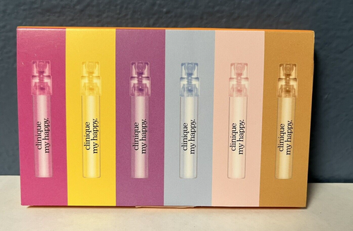 CLINIQUE Find Your Happy 6-Pc Set Eau De Parfum Fragrance EDP Sample ...