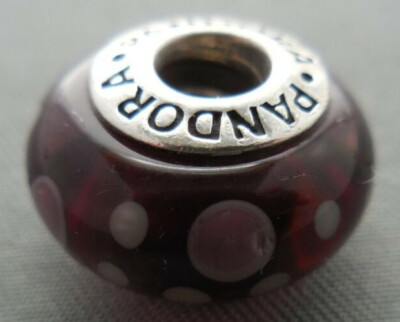 Authentic Pandora Purple Bubbles Charm #790693 - used | eBay