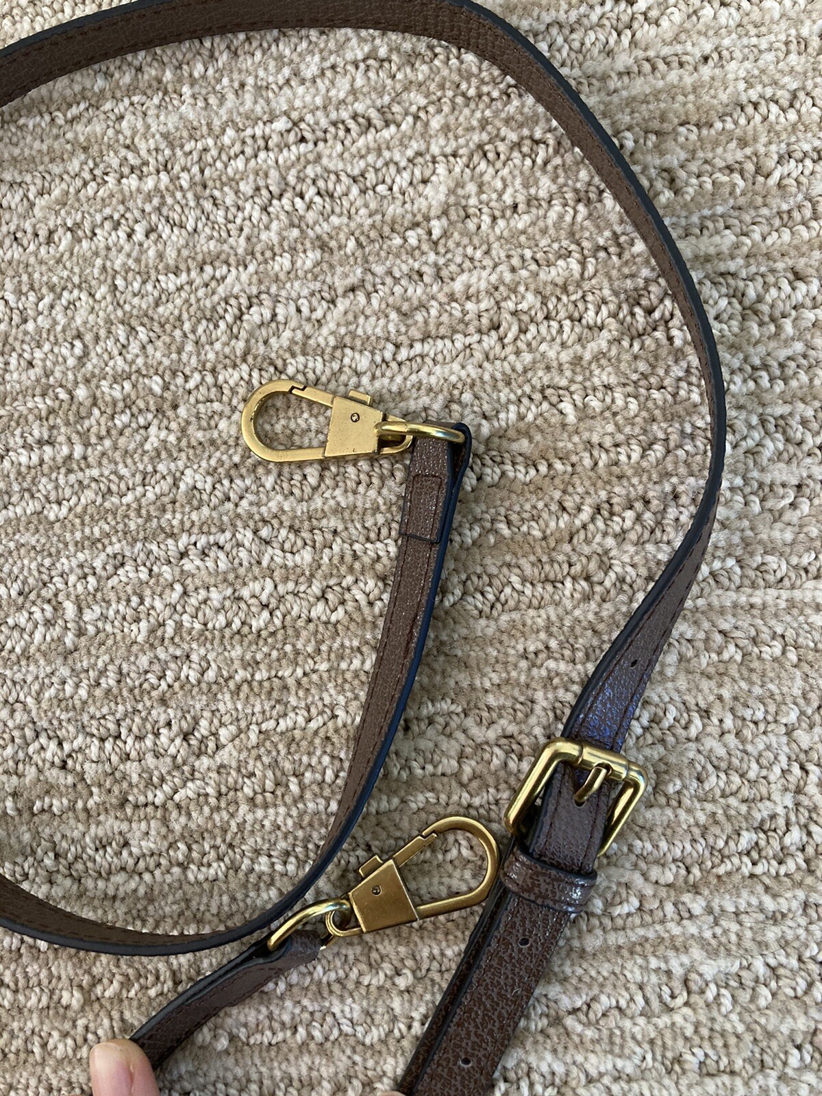 New Real Leather Crossbody Shoulder Strap No Brand Gucci Replacement ...