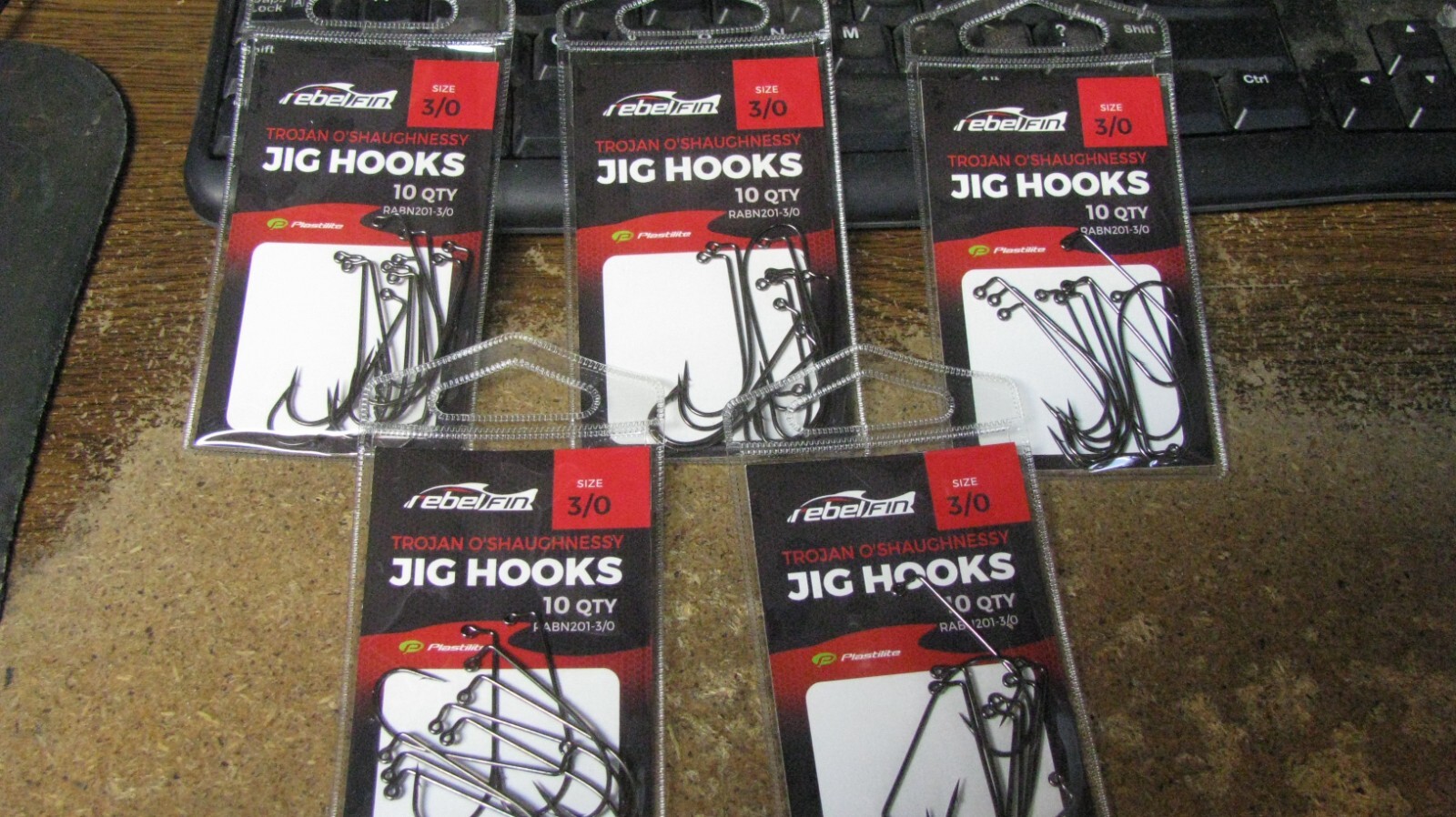 Jig hooks, size 3/0, 50 ct, trogan oshaughessy, free shipping | eBay