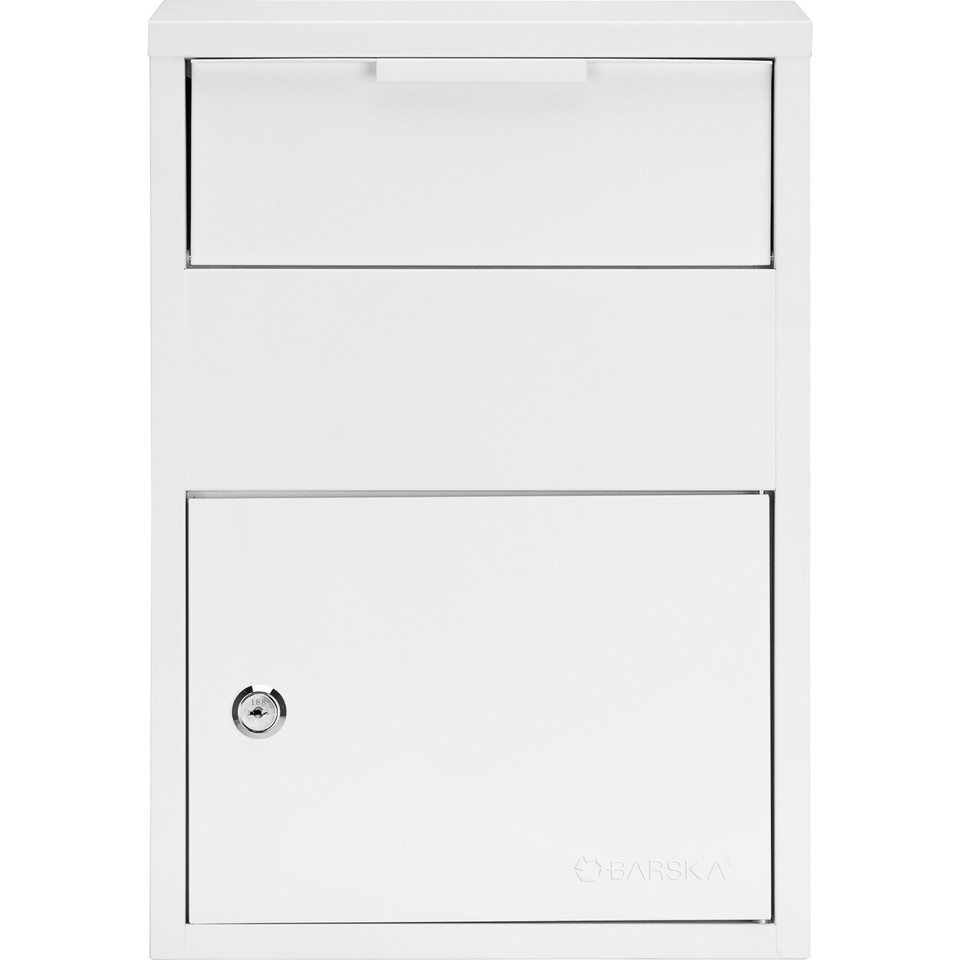 Barska 11 X 16 Large Legal Envelope Drop Box Key Lock Wall Mount ...