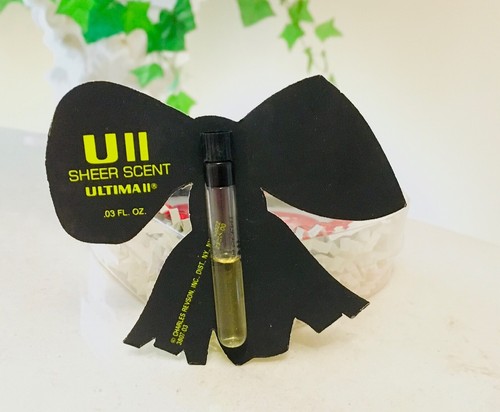 Vintage Original Ultima II Uii Sheer Scent 0.03 Oz Charles Revlon ...