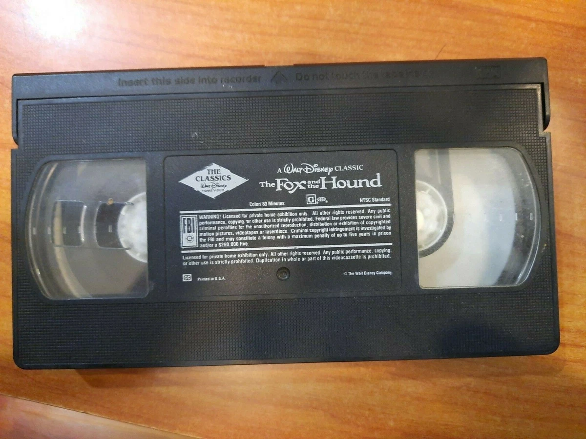 The Fox And The Hound Vhs Ebay
