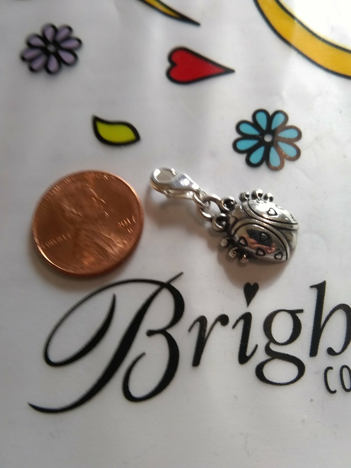 Brighton ladybug love bug Heart Charm clasp NEW | eBay