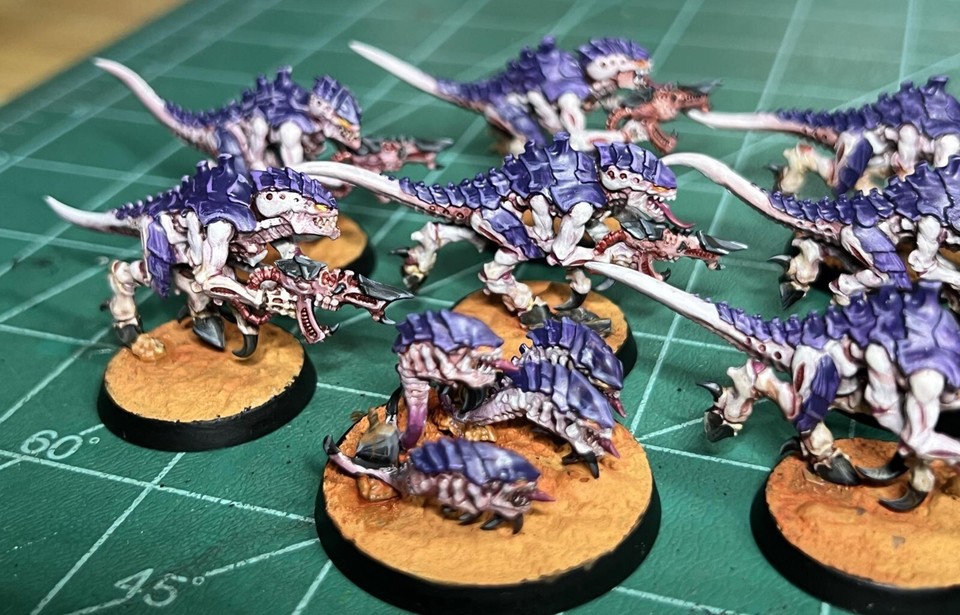 40K Termagants x10 Ripper x1 Leviathan Tyranid Warhammer Miniatures ...