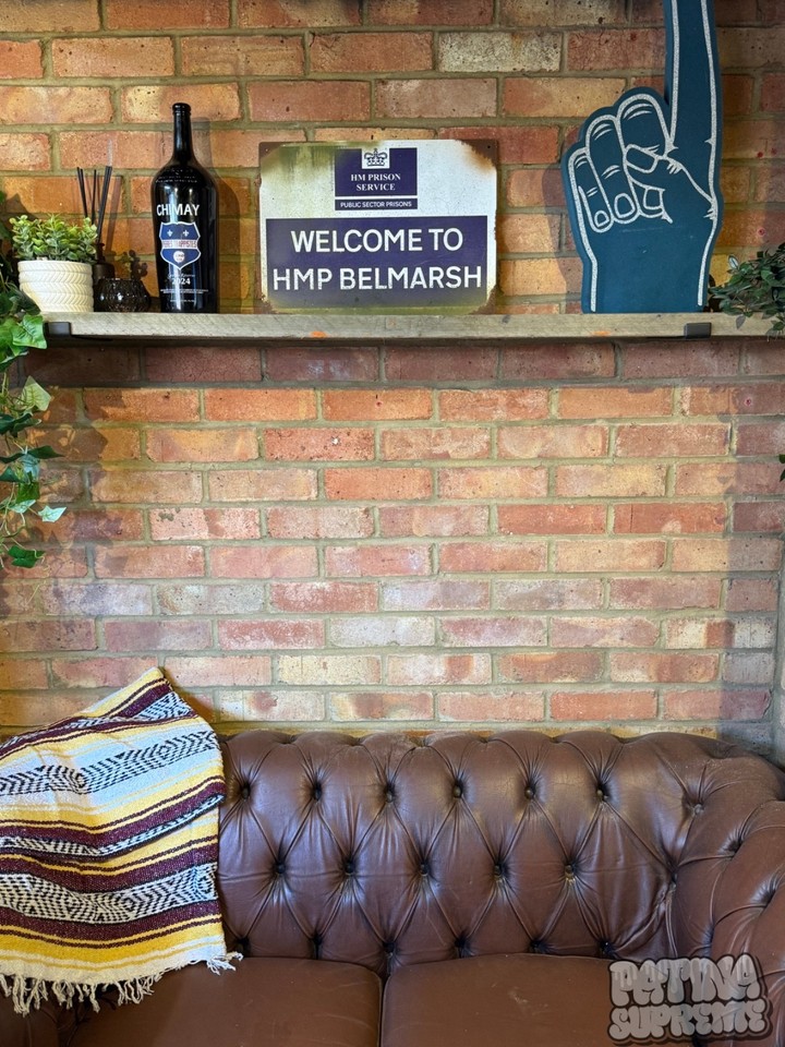 HMP Belmarsh Sign Rusty Weathered Worn Germany Prison UK True Crime | eBay