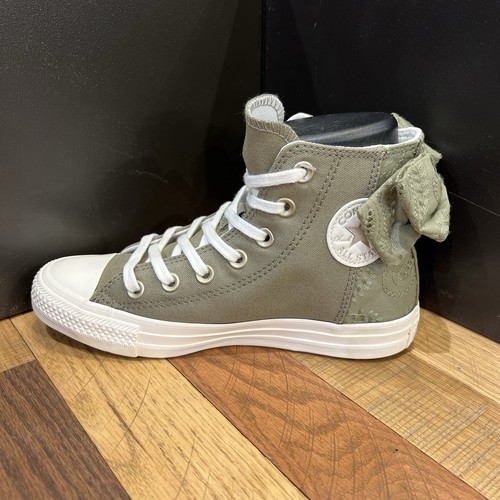 NEW Converse Chuck Taylor All Star Bow Mossy Sloth Green Embroidered ...