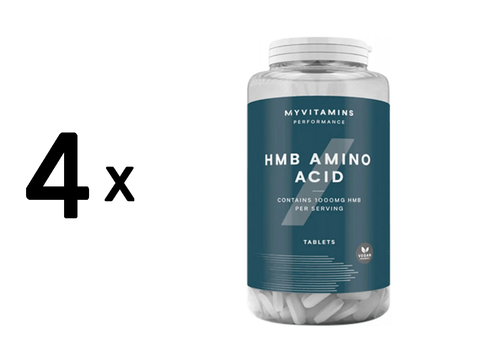 4 x Myprotein MyVitamins HMB (180 tabs) Unflavoured (55,40 EUR/kg ...