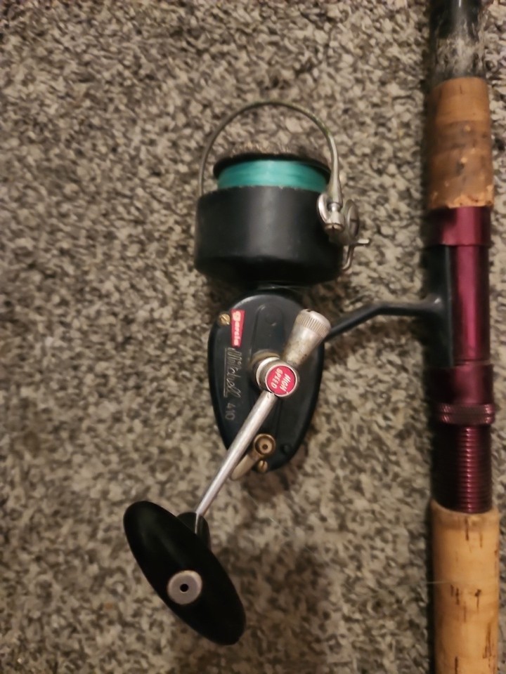 Vintage HIGH SPEEDGarcia Mitchell 410 Spinning Reel Made In France ...