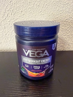 Vega Pre-Workout Energy, 25 Servings, Fruit Punch, Clumps Check Desc ...