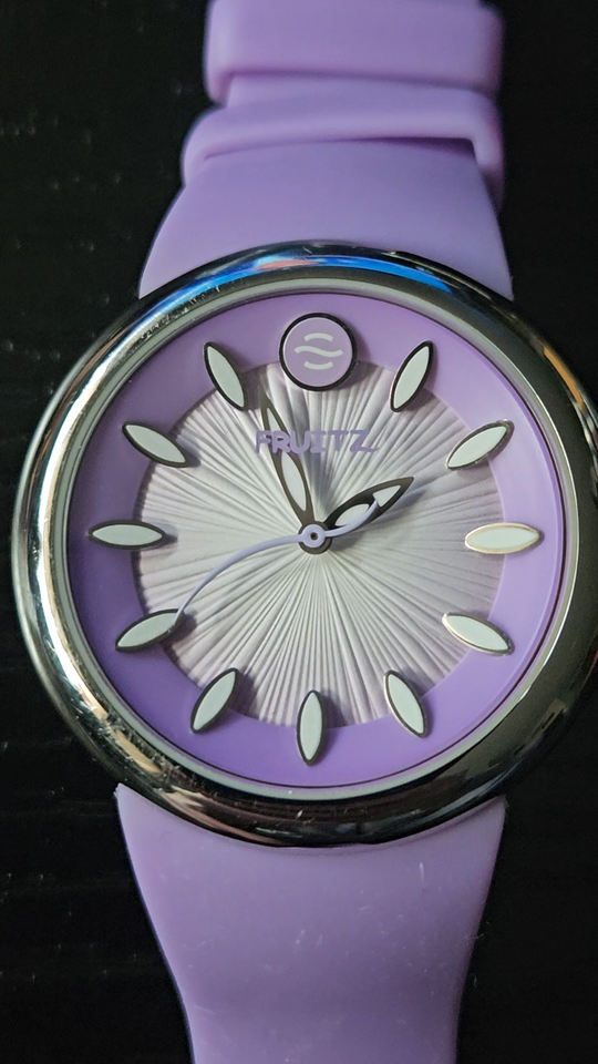 Philip Stein Fruitz collection watch with a purple silicone strap | eBay