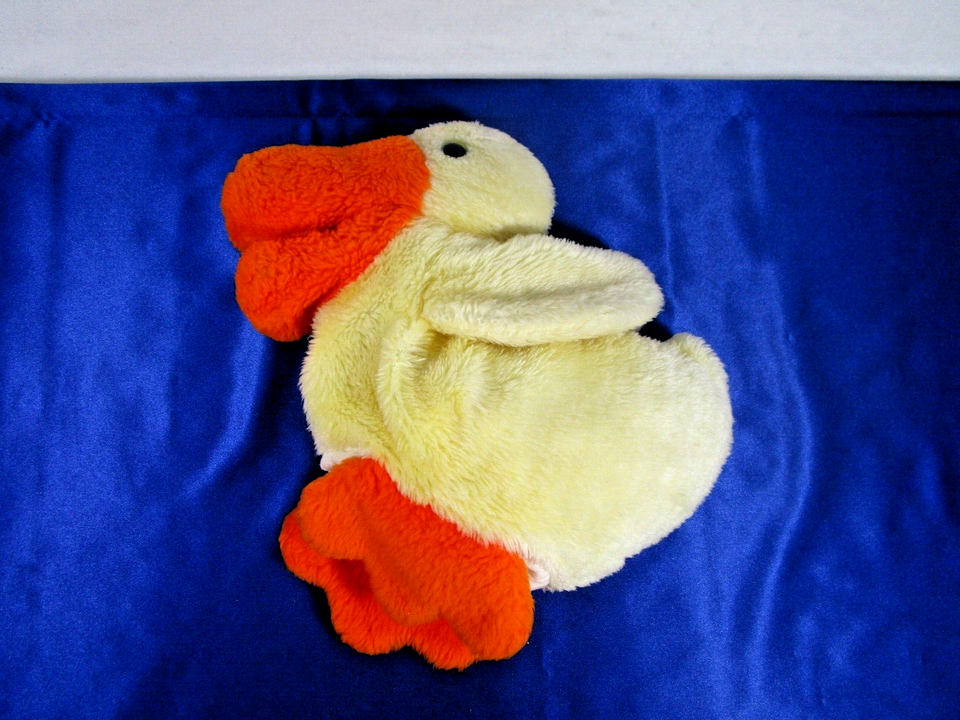 Duck Hand Puppet Yellow and Orange 11" | eBay