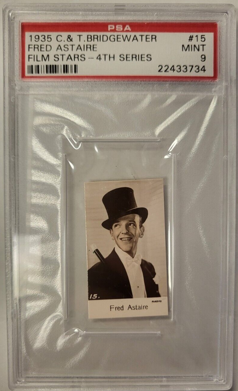 1935 C & T BRIDGEWATER FRED ASTAIRE FILM STARS #15 PSA 9 | eBay